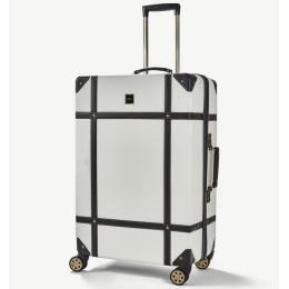 Cestovní kufr ROCK TR-0193/3-L ABS - krémová - Inline Centrum